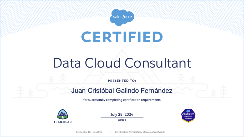 Salesforce Certified Data Cloud Consultant – Comunidad de Salesforce Cancún